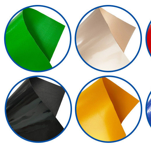 100% Polyester PVC Căn lều vải Vinyl phủ vải cuộn Heavy Duty PVC Tarpaulin Waterproof