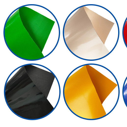100% Polyester PVC Căn lều vải Vinyl phủ vải cuộn Heavy Duty PVC ...